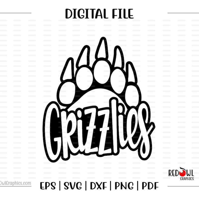 Grizzlies Logo Svg - Etsy