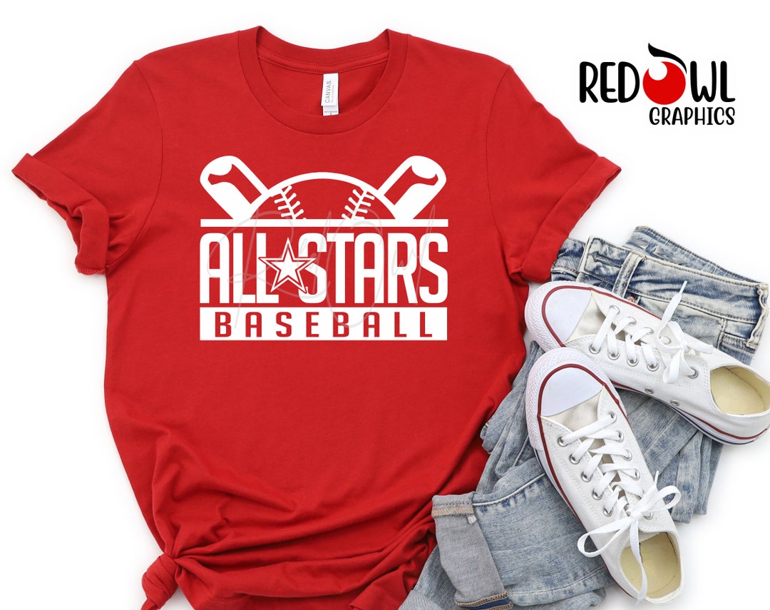 All Star Shirt, Baseball Shirt, All Star Baseball, Baseball, Allstar ...
