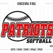 Patriot Softball Svg, Softball Svg, Patriot, Patriots, Softball, Design ...