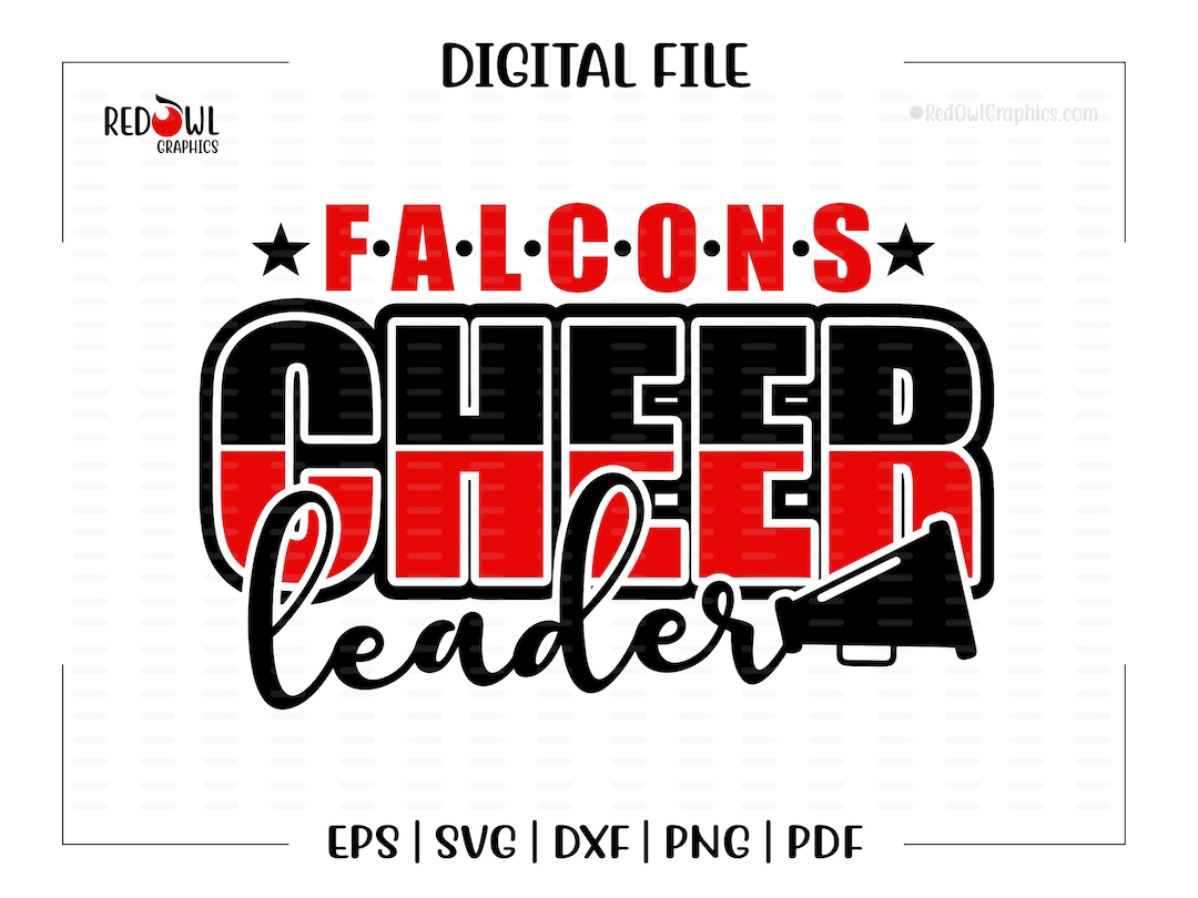 Cheerleader Svg, Falcon Cheerleader, Falcon, Falcons, Cheer ...