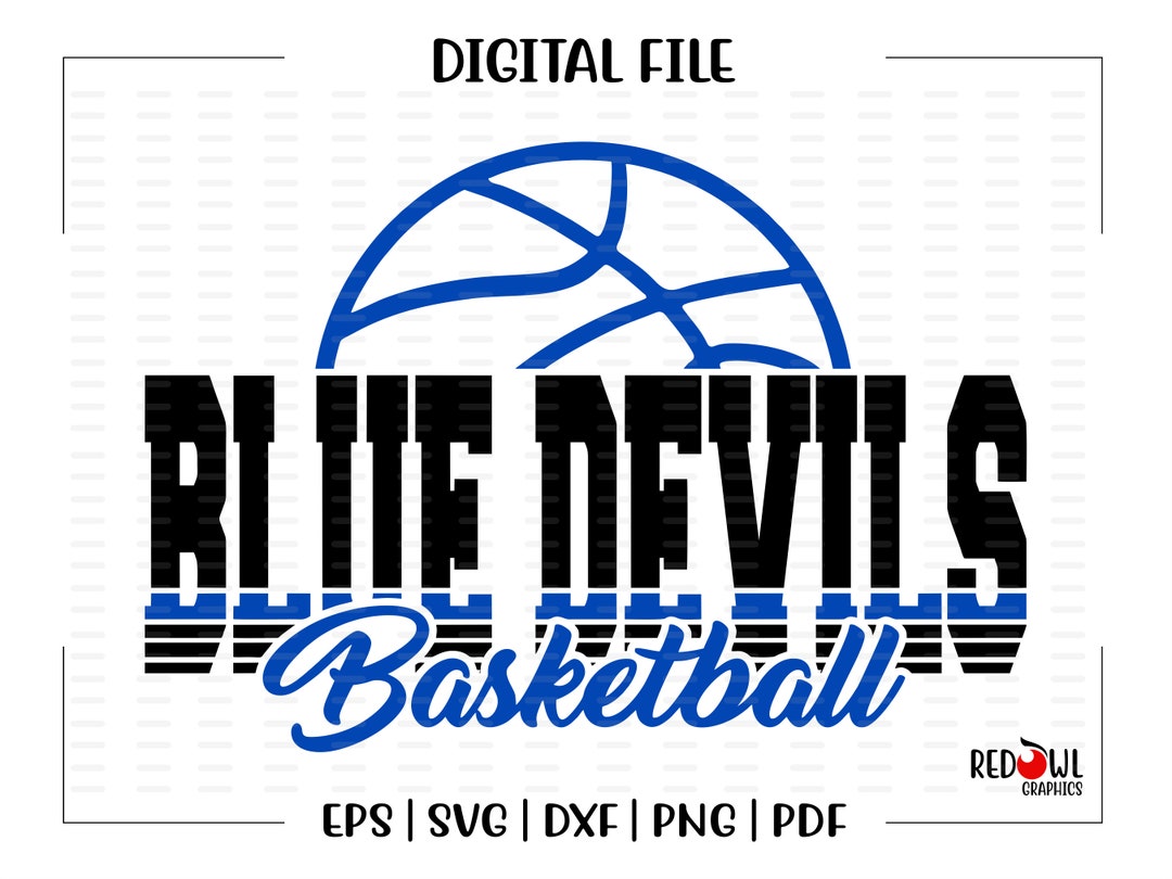 Basketball Svg, Blue Devil Basketball, Blue Devil, Devil, Basketball ...