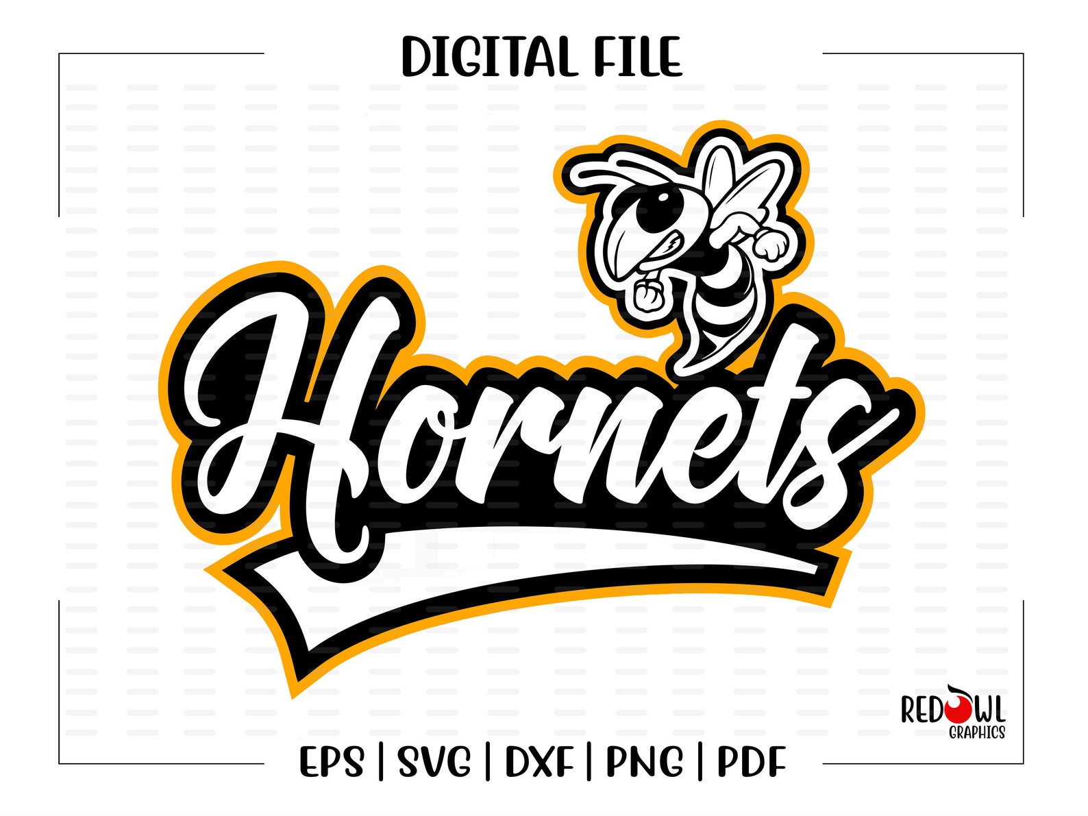 Hornet Svg Hornets Svg Hornet Hornet Mascot School Svg - Etsy