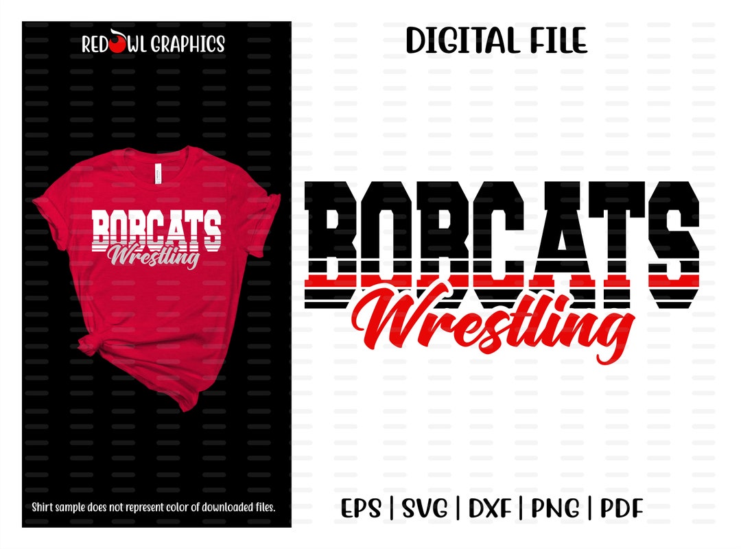 Wrestling Svg Bobcat Wrestling Svg Bobcat Bobcats - Etsy