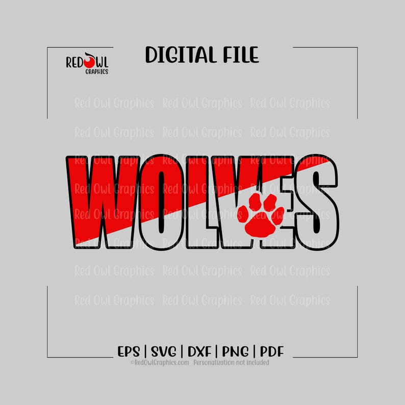 Wolves Svg, Wolves, Wolf, Mascot, School, Svg, Dxf, Eps, Png, Pdf ...
