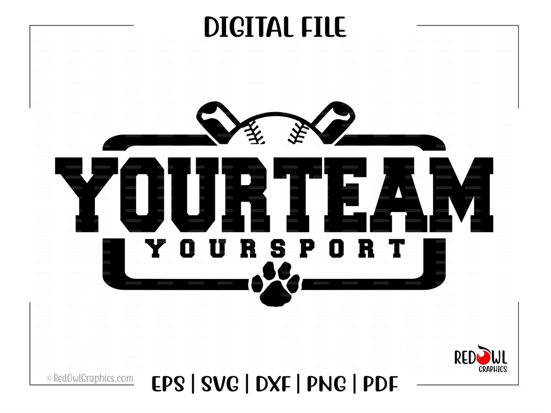 Custom, Personalized, Baseball Svg, Baseball, Softball Svg, Softball ...