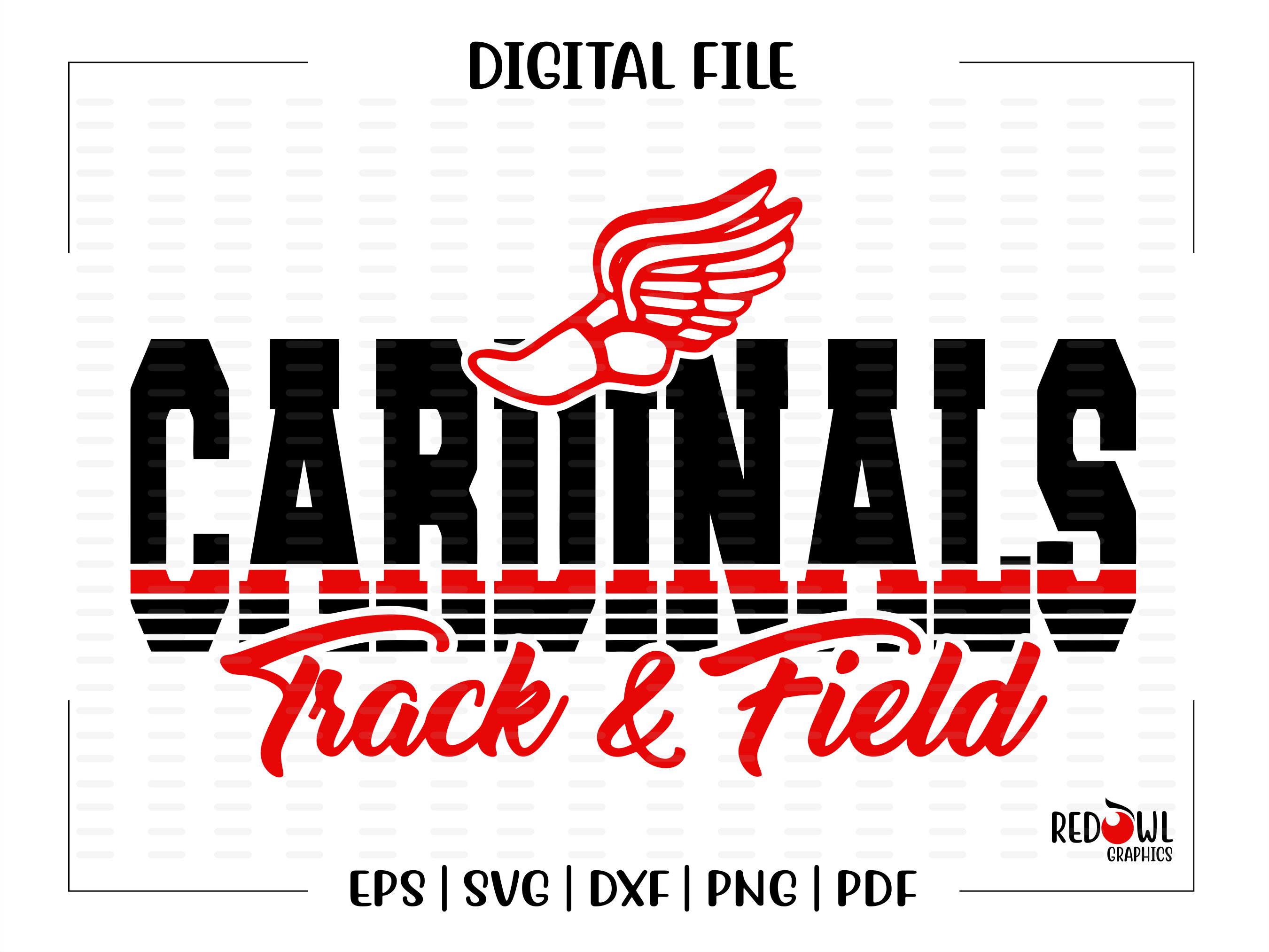 Track Svg Cardinal Track Svg Cardinal Cardinals Track - Etsy