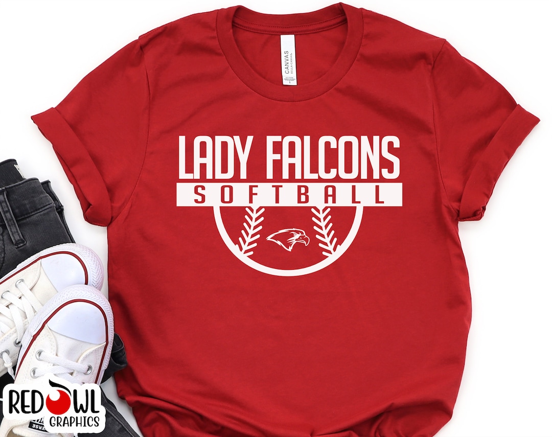 Softball Shirt, Falcon Shirt, Lady, Falcon, Softball, T-shirt ...