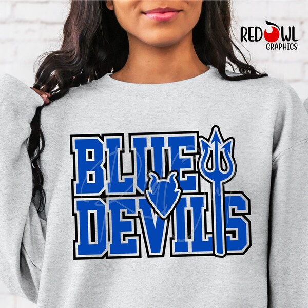 Duke Shirts For Girls Blue Devils Mascot Bundle Svg, Blue Devils School ...