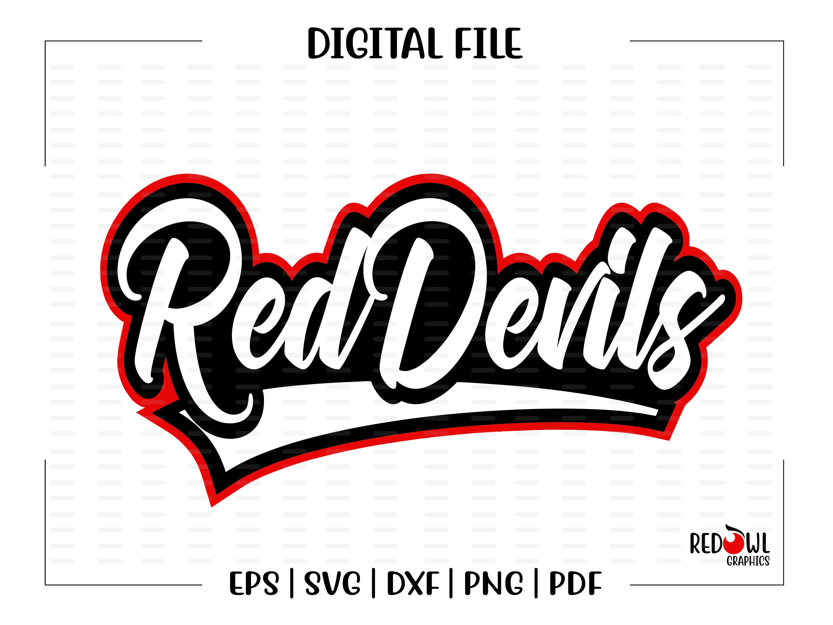 Red Devil Svg, Devils Svg, Red Devil, Red Devils, Devil, Svg, Dxf, Eps ...