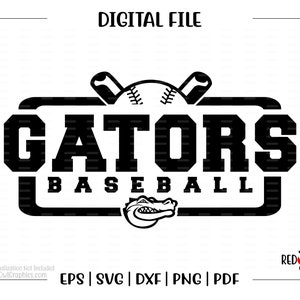 Gator Baseball Svg, Baseball Svg, Gator, Gators, Baseball, Svg, Dxf ...