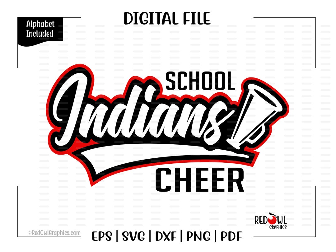 Cheer Svg, Indian Cheer, Indian, Indians, Cheer, Cheerleader ...