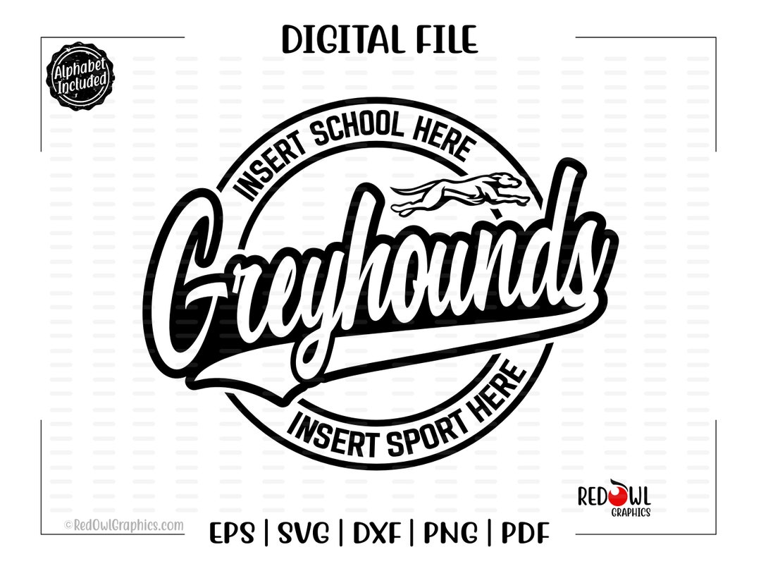 Greyhound Svg, Greyhounds Svg,greyhound, Clipart, Mascot, Htv, Svg, Dxf ...