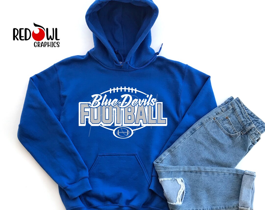 Football Shirt, Blue Devil Shirt, Blue Devil, Football, T-shirt ...