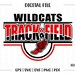 Track Svg, Wildcat Track Svg, Wildcat, Wildcats, Track, Field, Wildcats ...
