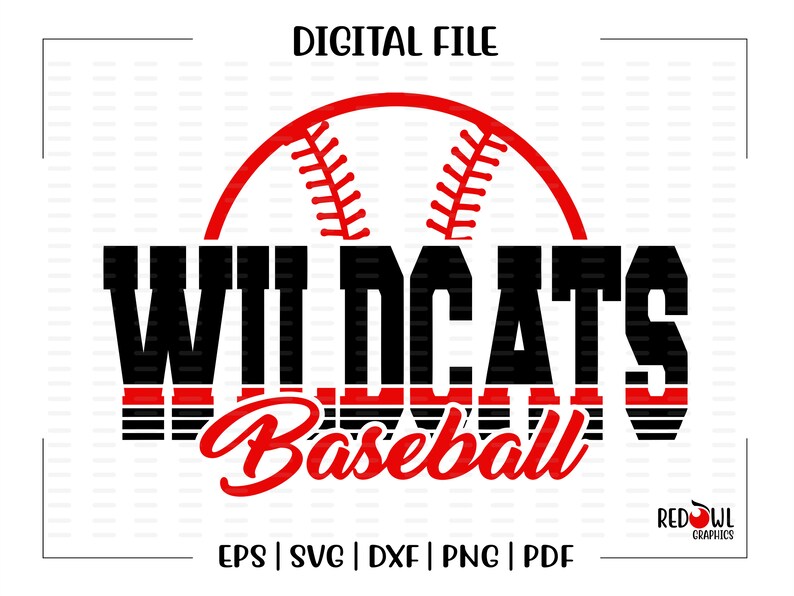 Baseball Svg Wildcat Baseball Svg Wildcat Wildcats - Etsy