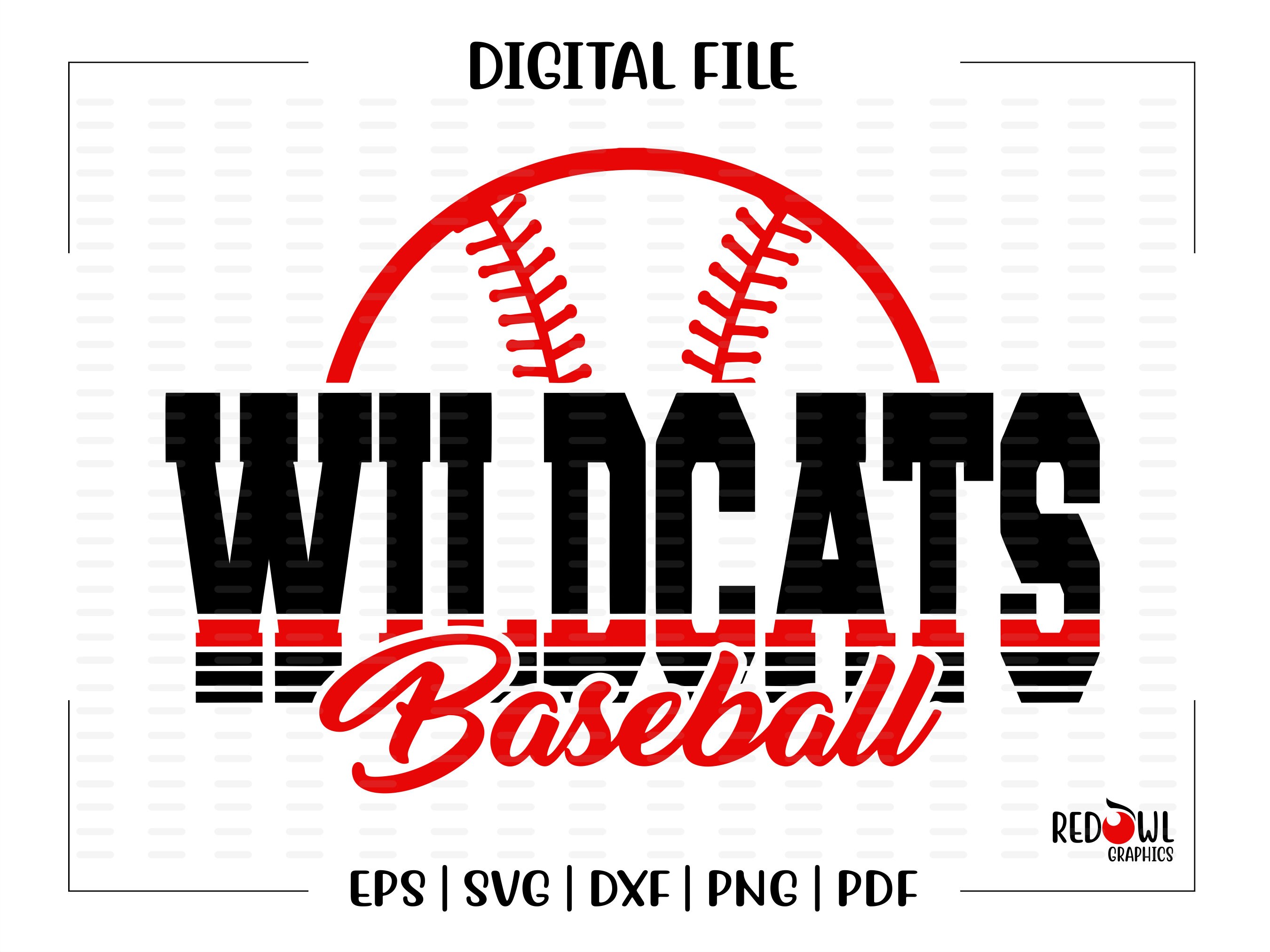 Baseball Svg, Wildcat Baseball Svg, Wildcat, Wildcats, Baseball, Svg ...