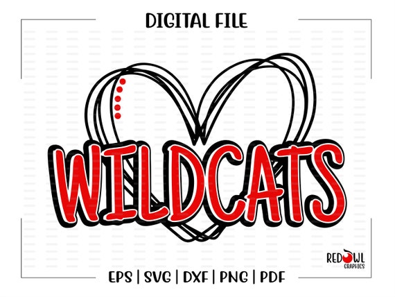 Wildcat Svg Wildcats Svg Wildcat Wildcats Svg Dxf Eps | Etsy