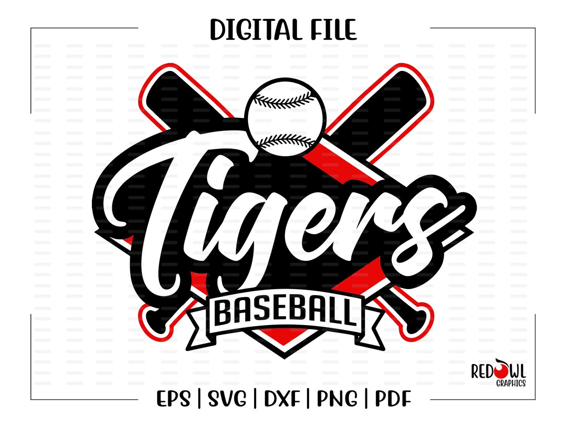 Baseball Svg Tiger Baseball Svg Tiger Tigers Baseball - Etsy