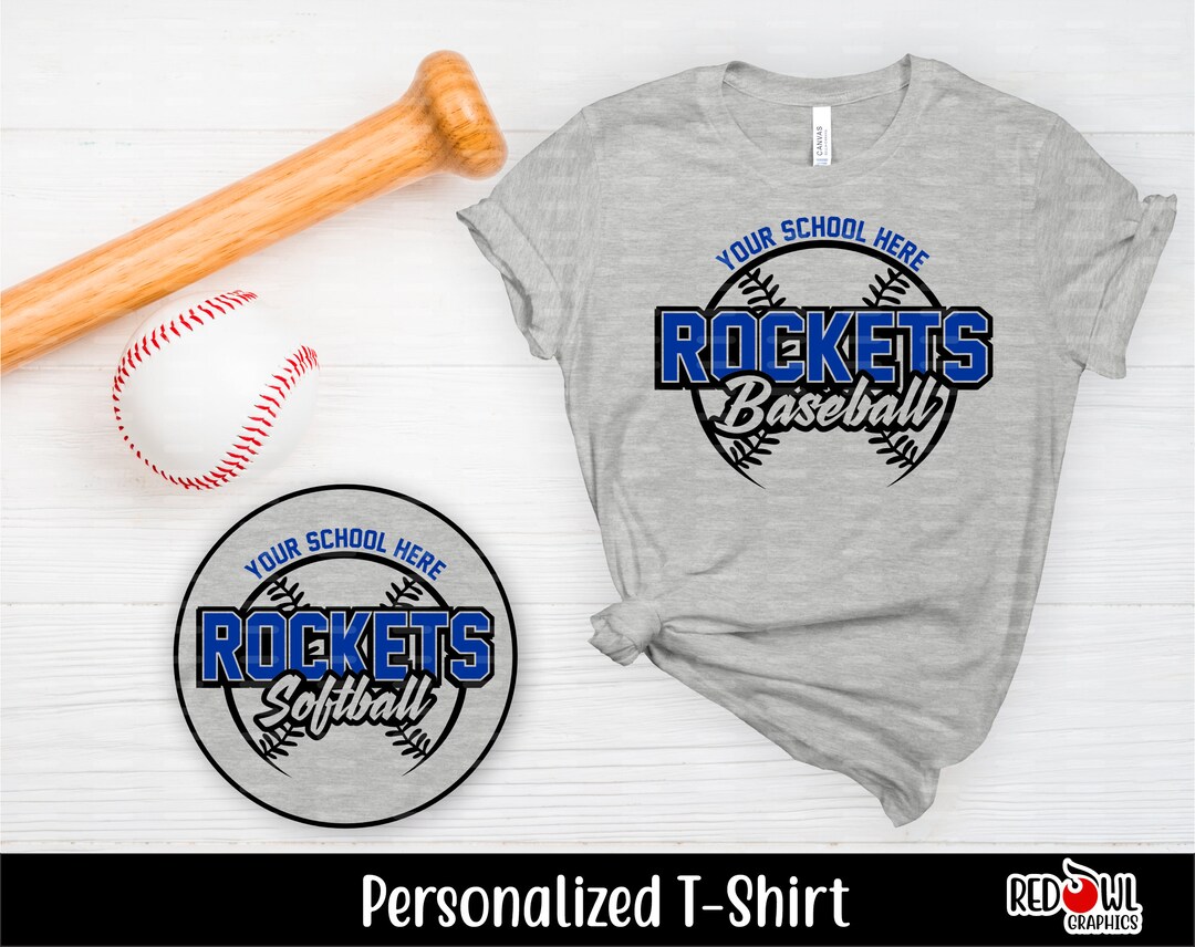 Personalized Rockets T-shirt, Customized, Rockets , Rockets Baseball ...