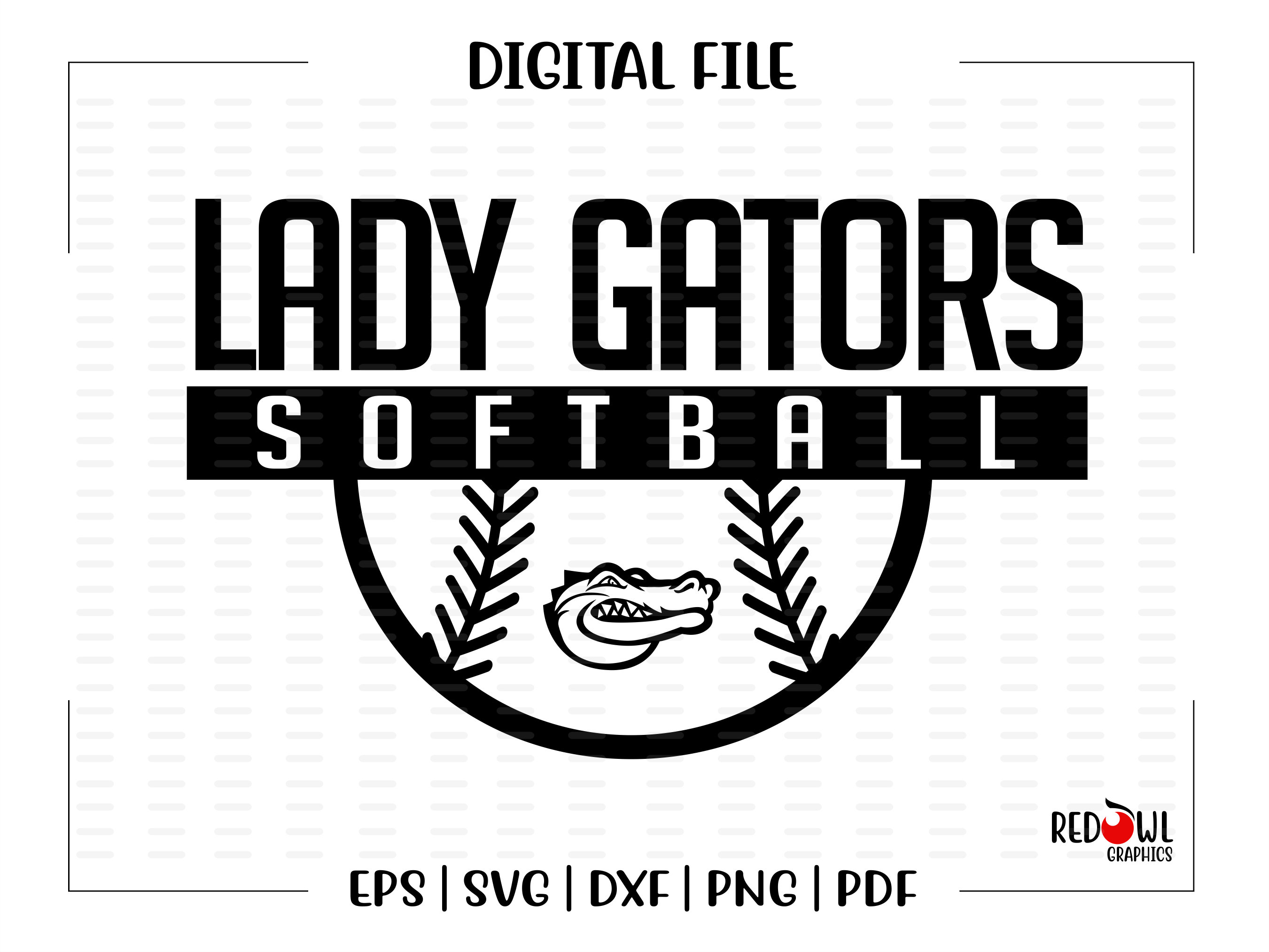 Softball Svg Lady Gators Softball Svg Gator Gators Lady - Etsy