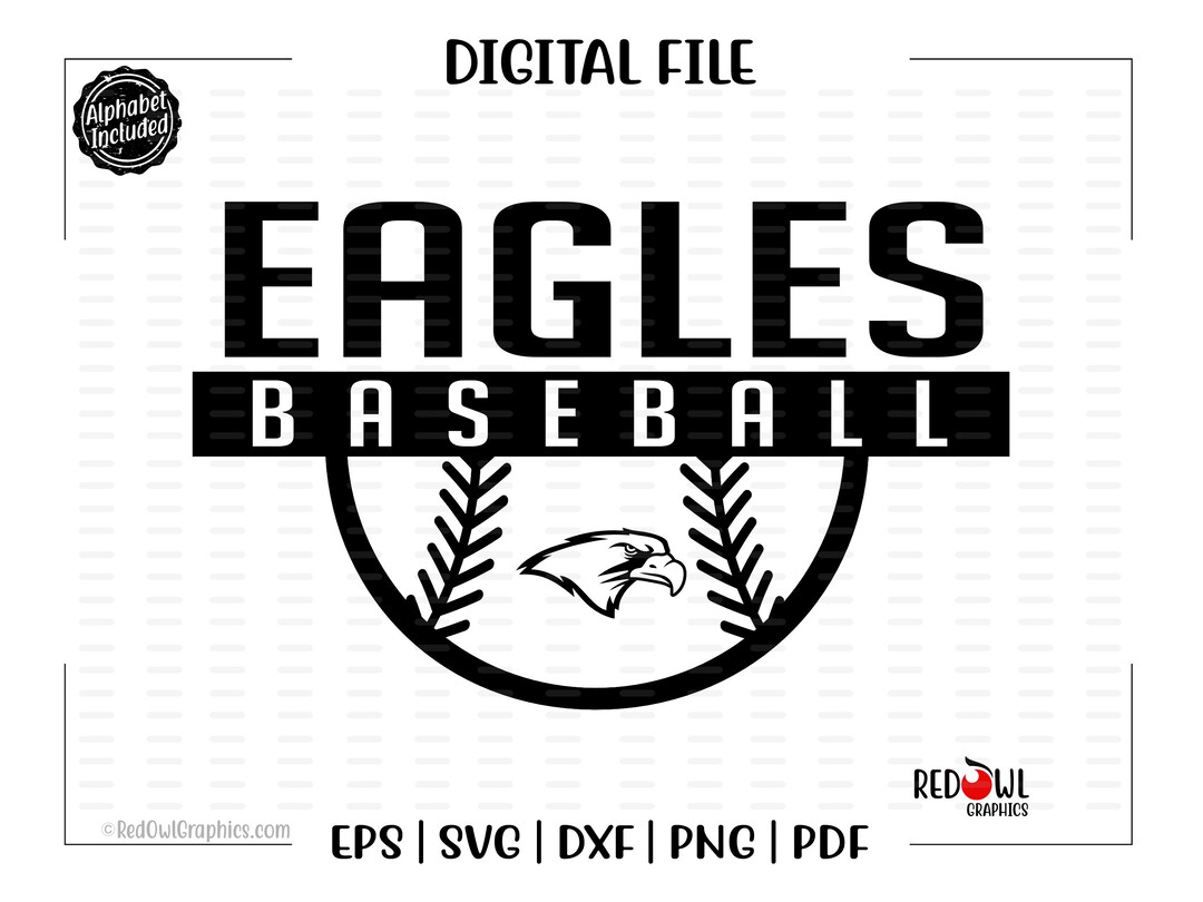 Eagles Baseball Svg, Baseball Svg, Eagle, Eagles, Baseball, Design, Svg ...