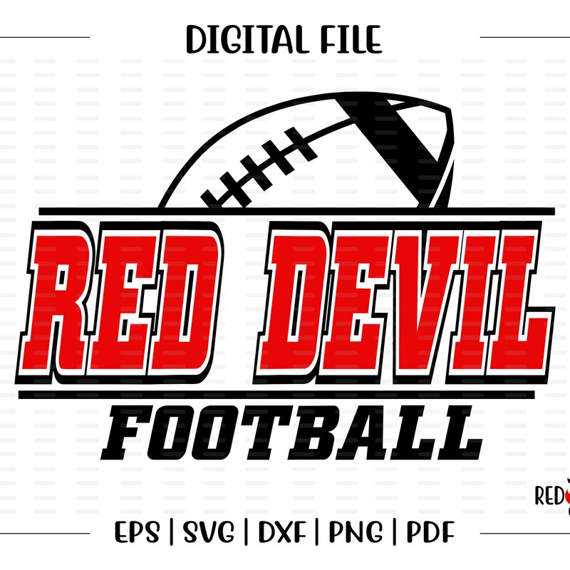 Red Devils Football Png - Etsy