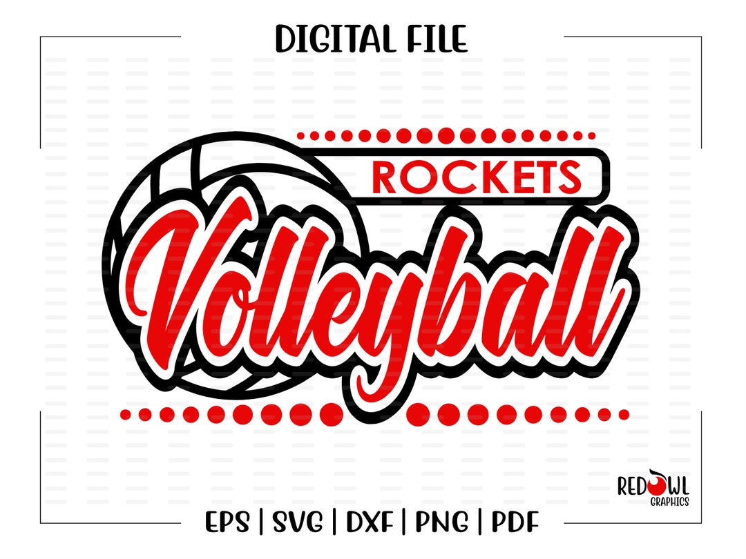 Volleyball Svg, Rocket Volleyball Svg, Rocket, Rockets, Volleyball,svg ...