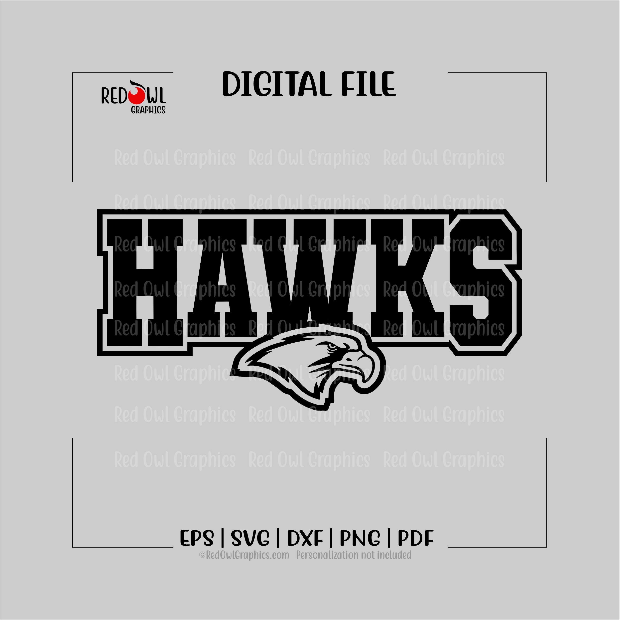 Hawk Svg, Hawks Svg, Hawk, Hawks, Svg, Dxf, Eps, Png, Pdf, Sublimation ...