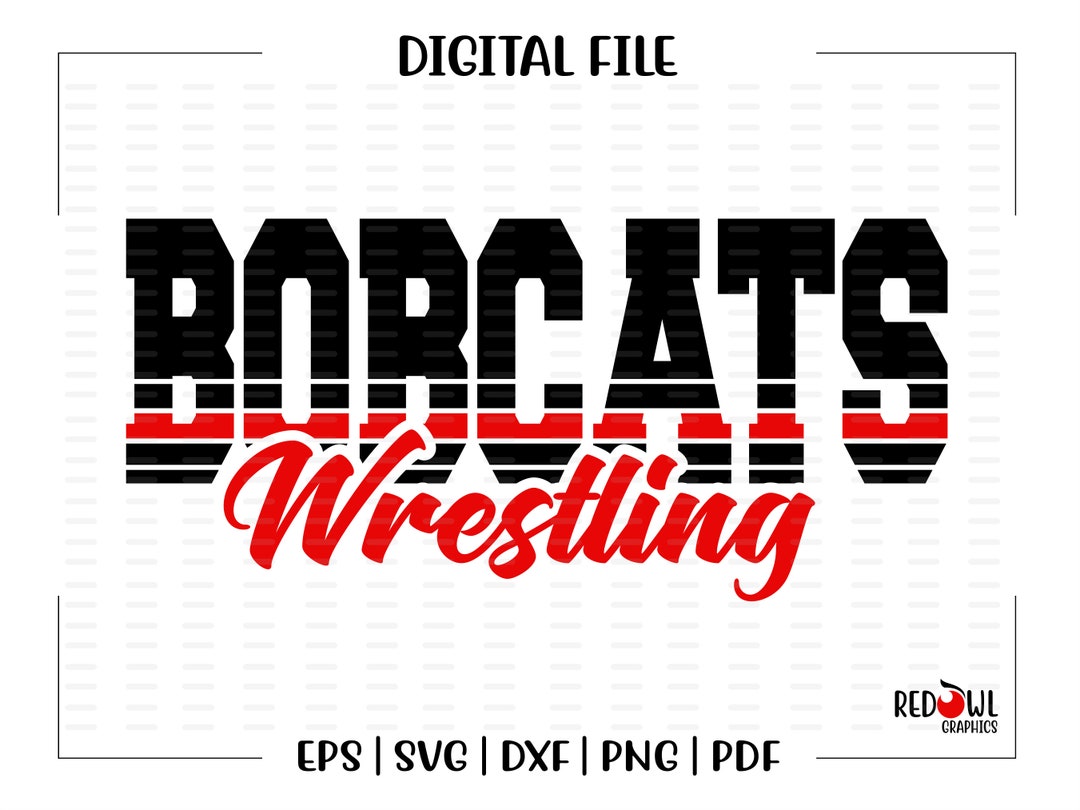 Wrestling Svg, Bobcat Wrestling Svg, Bobcat, Bobcats, Wrestling, Svg ...