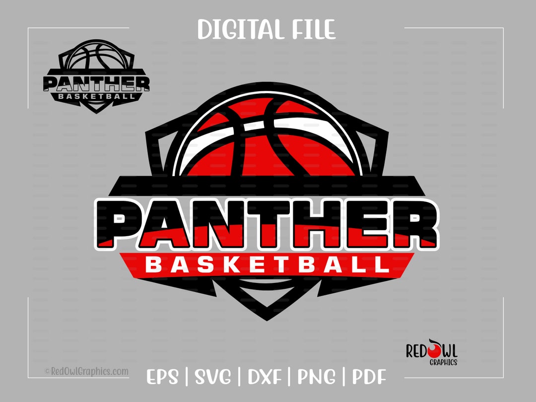 Basketball Svg, Panther Basketball Svg, Panther, Panthers, Basketball ...