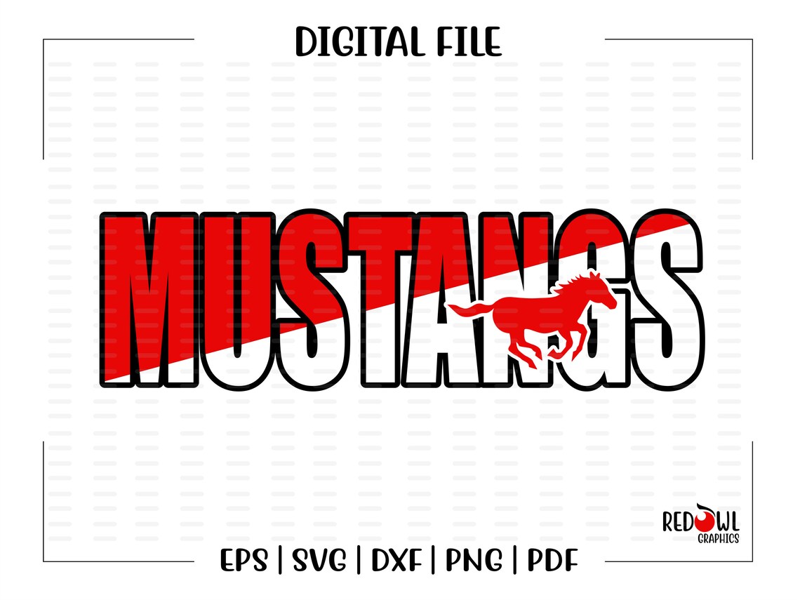 Mustangs Svg Mustang Svg Mustang Mustangs Clipart Vector | Etsy