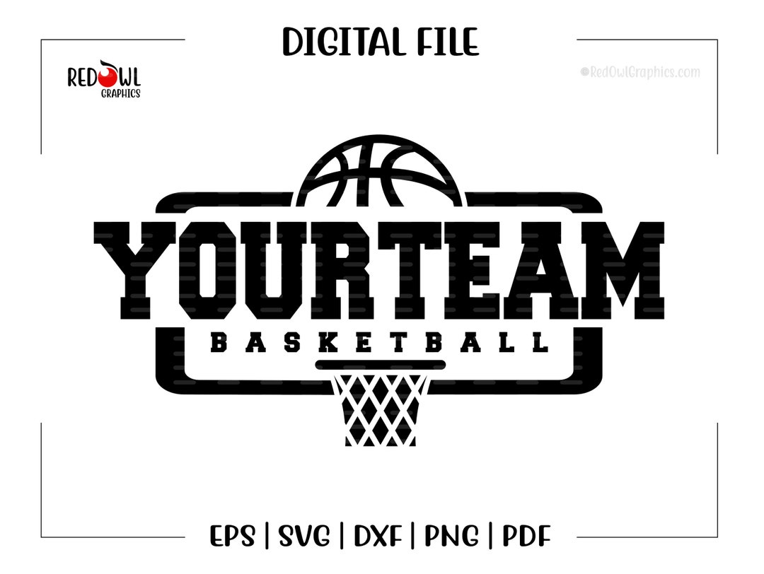 Custom, Personalized, Basketball Svg, Basketball, School, Team, Mascot ...