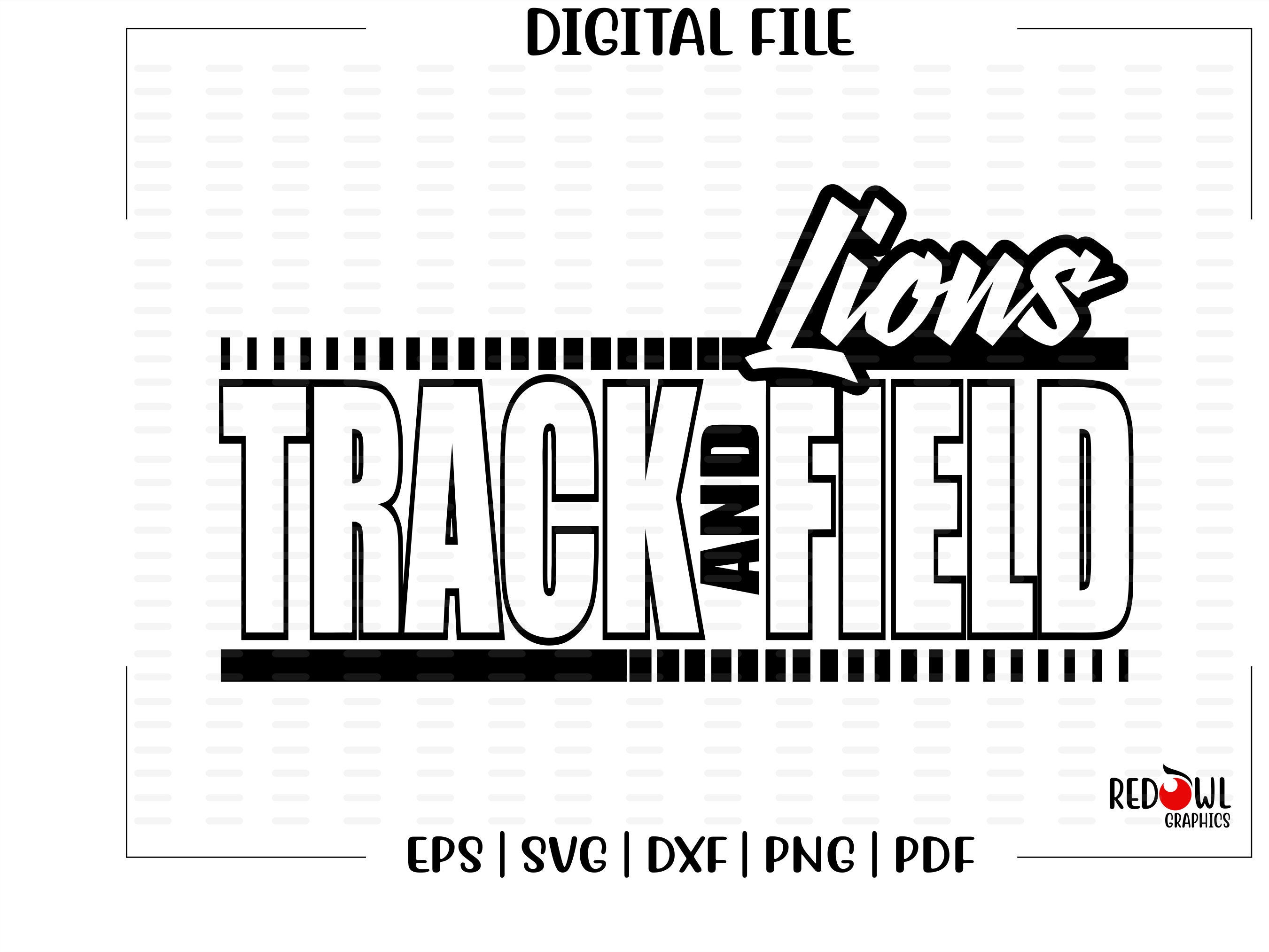 Track Svg, Lions Track Svg, Lion, Lions, Track, Field, Svg, Dxf, Eps ...
