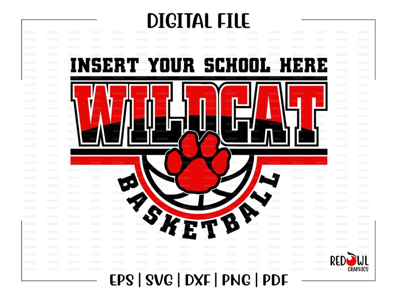 Basketball Svg Wildcat Basketball Svg Wildcat Wildcats - Etsy