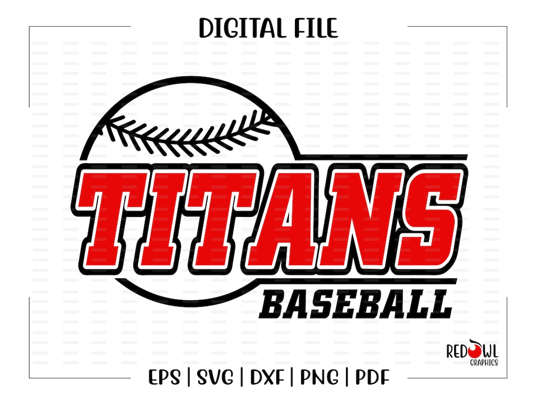 Baseball Svg, Titan Baseball Svg, Titan, Titans, Baseball, Svg, Dxf ...