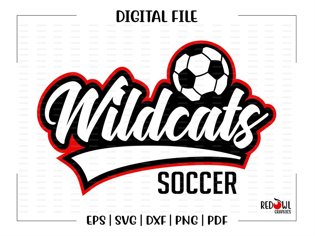 Soccer Svg, Wildcat Soccer Svg, Wildcat, Wildcats, Soccer, Svg, Dxf ...