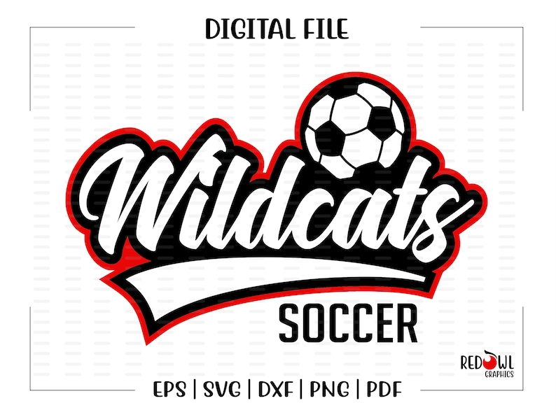 Soccer Svg Wildcat Soccer Svg Wildcat Wildcats Soccer - Etsy