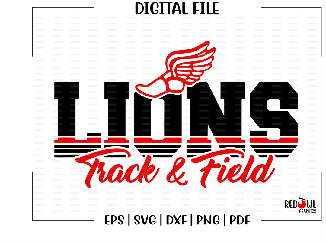 Track svg Lions Track svg Lion Lions Track Field svg - Etsy Österreich