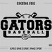 Gator Baseball Svg, Baseball Svg, Gator, Gators, Baseball, Svg, Dxf ...
