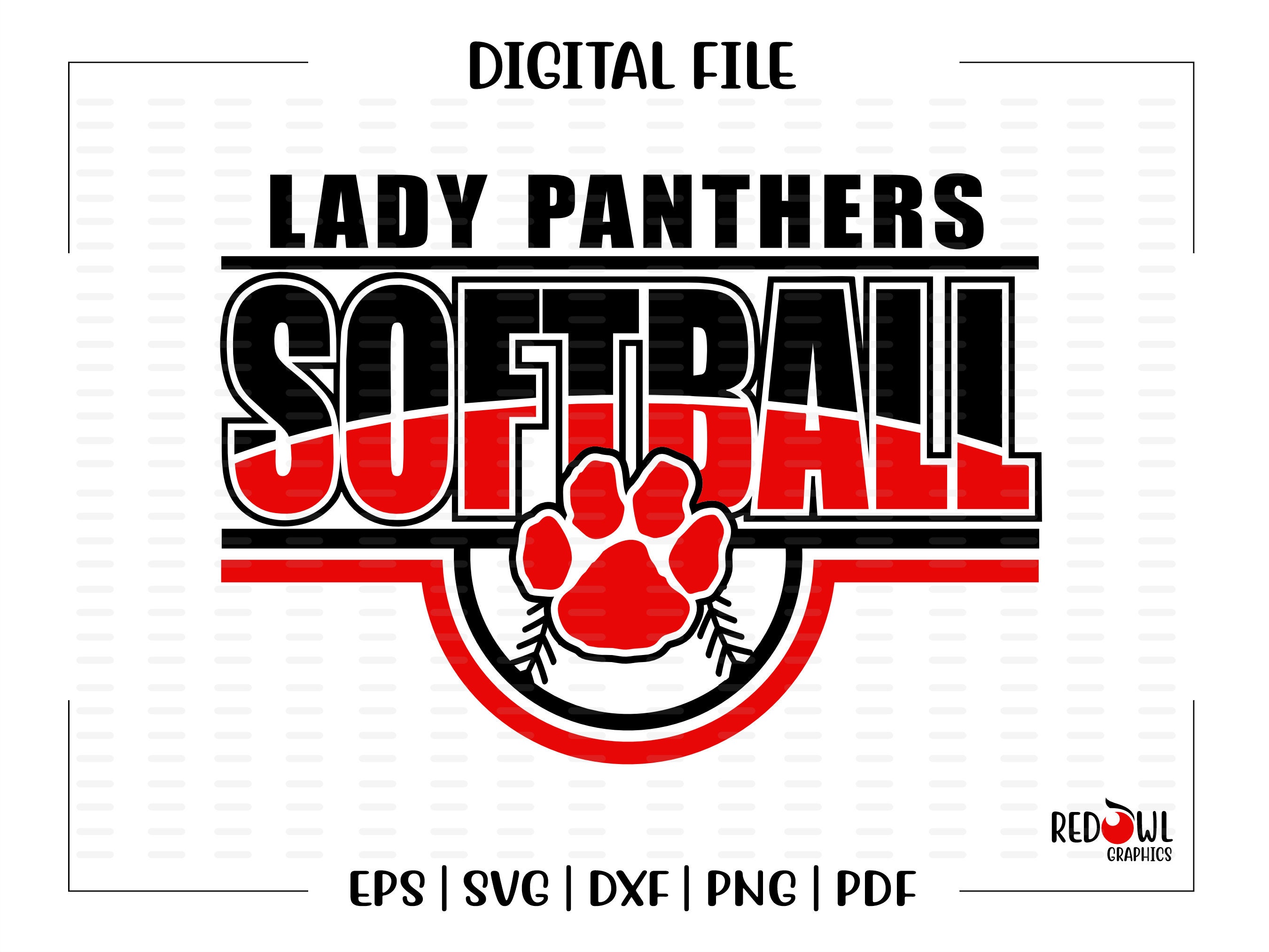 Softball Svg Lady Panther Softball Svg Panther Panthers - Etsy Canada