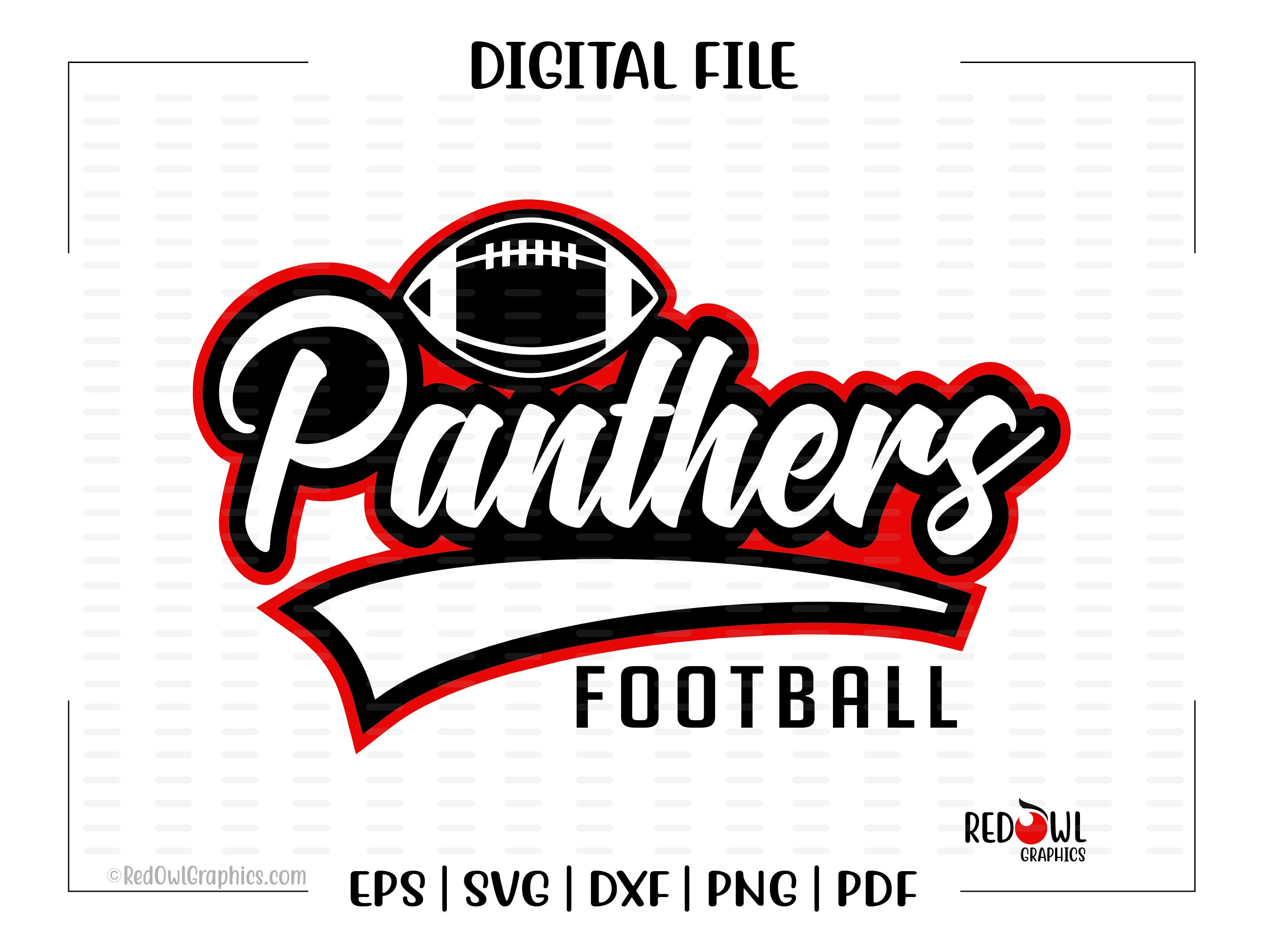 Cool Panther Football Logos