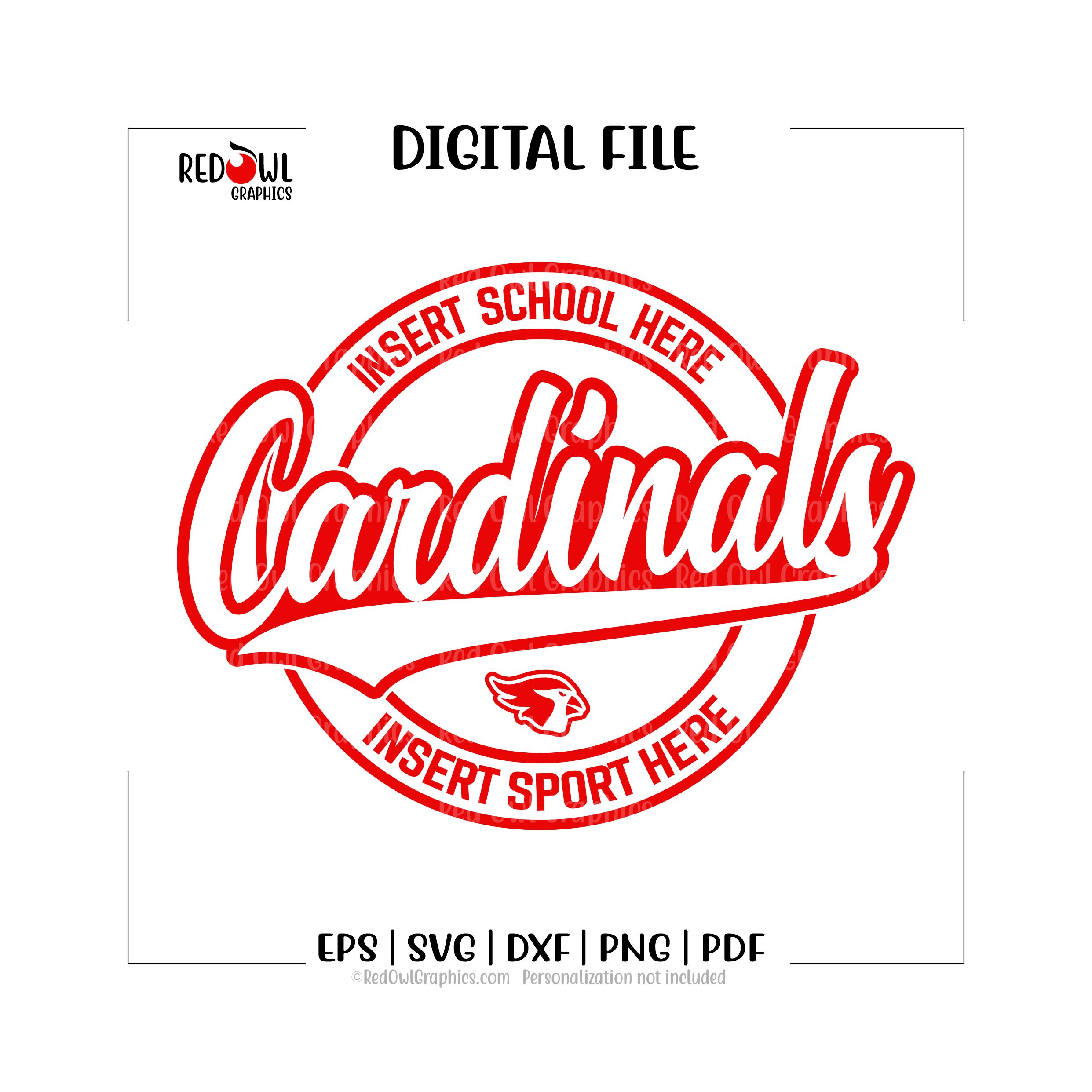 Cardinal Svg, Cardinals Svg, Cardinal, Cardinals, Team, Mascot, Clipart ...