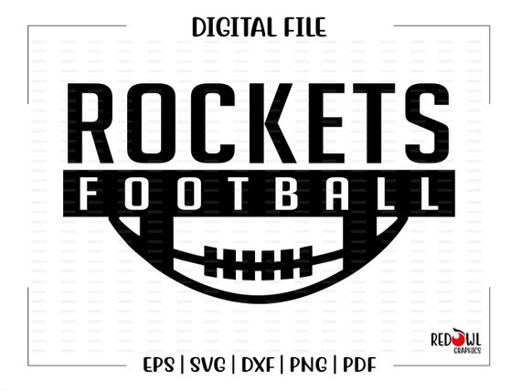 Football Svg Rocket Football Svg Rocket Rockets Football - Etsy
