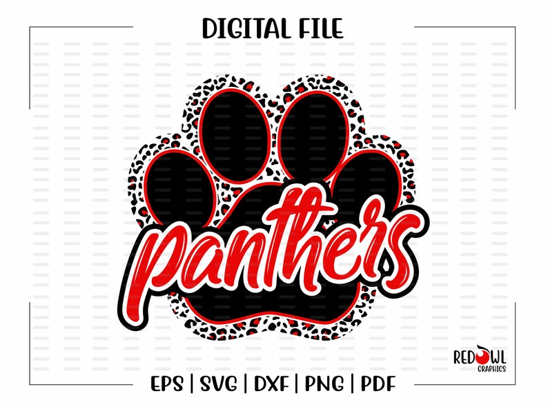 Buy Panther Svg Panthers Svg Paw Svg Panther P Panthers Paw Online in ...
