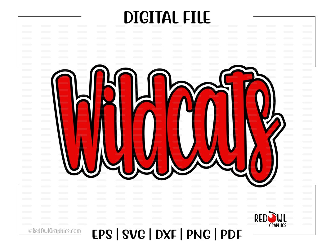 Wildcat Svg, Wildcats Svg, Wildcat, Wildcats, Mascot, Football ...