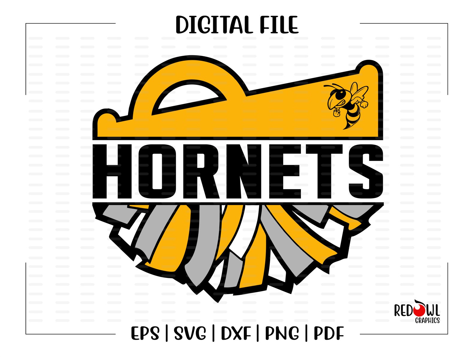 Cheer Svg Hornet Cheer Svg Cheerleading Hornet Hornets - Etsy