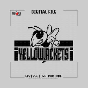 Jackets Svg, Yellowjackets Svg, Jacket, Jackets, Yellowjackets, Svg ...