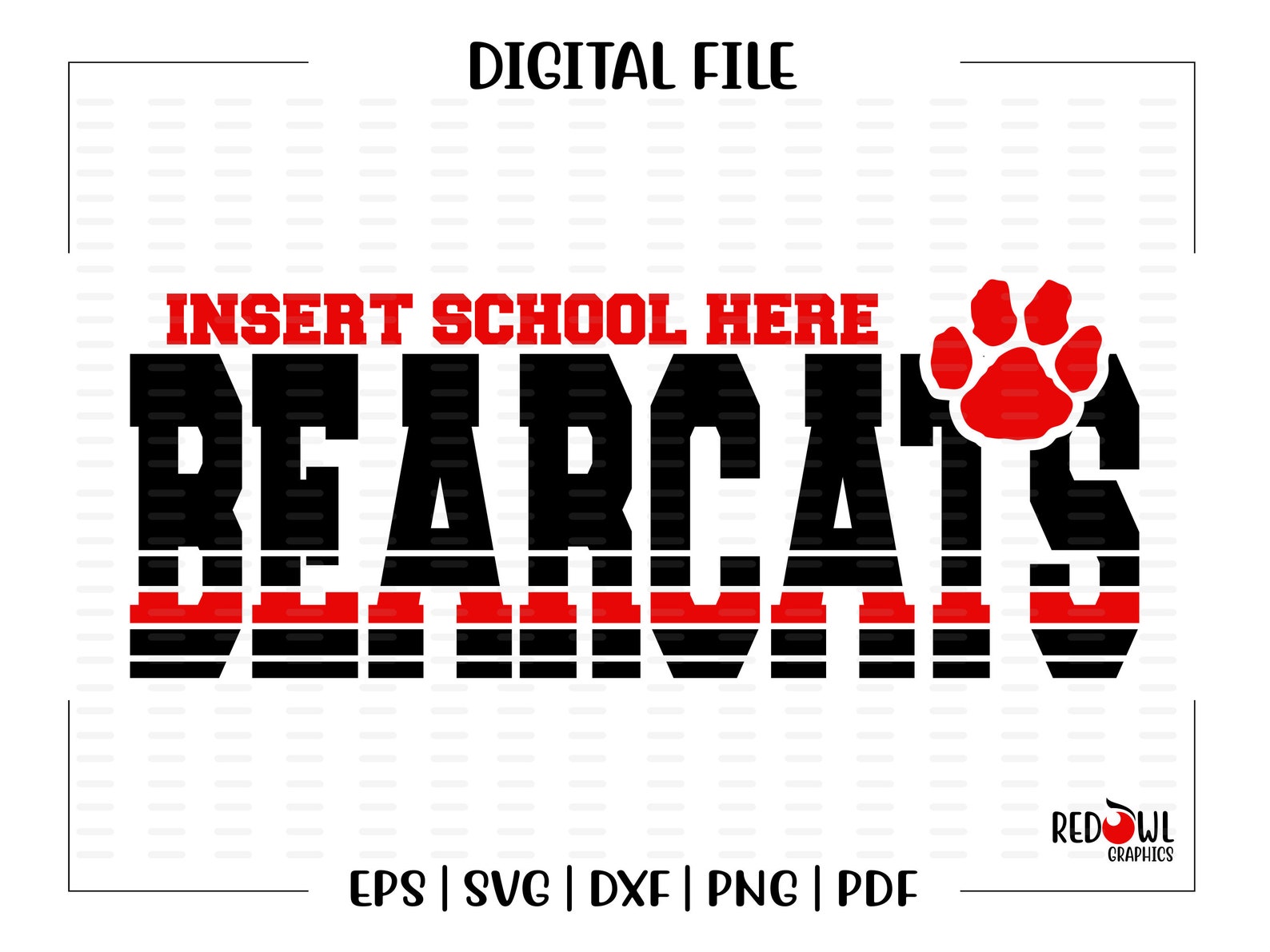 Bearcat Svg Bearcats Svg Bearcat Bearcats Mascot School | Etsy