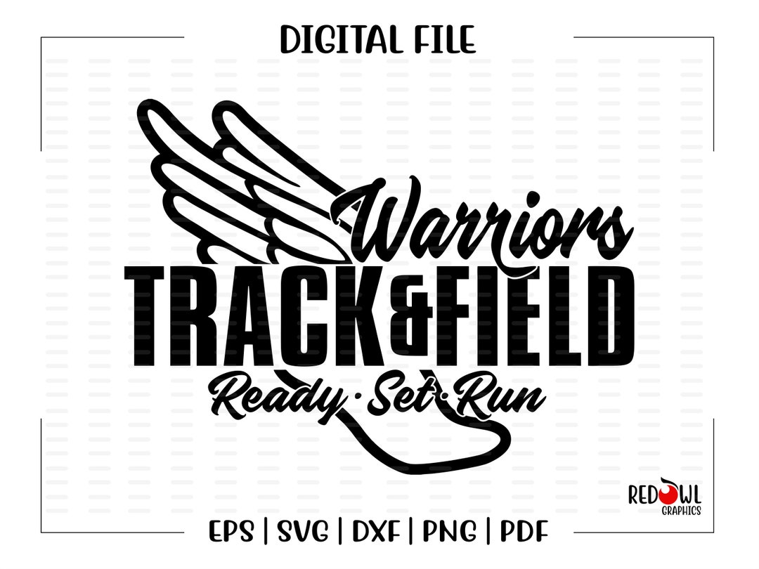 Track Svg, Warrior Track Svg, Warrior, Warriors, Track, Field, Svg, Dxf ...
