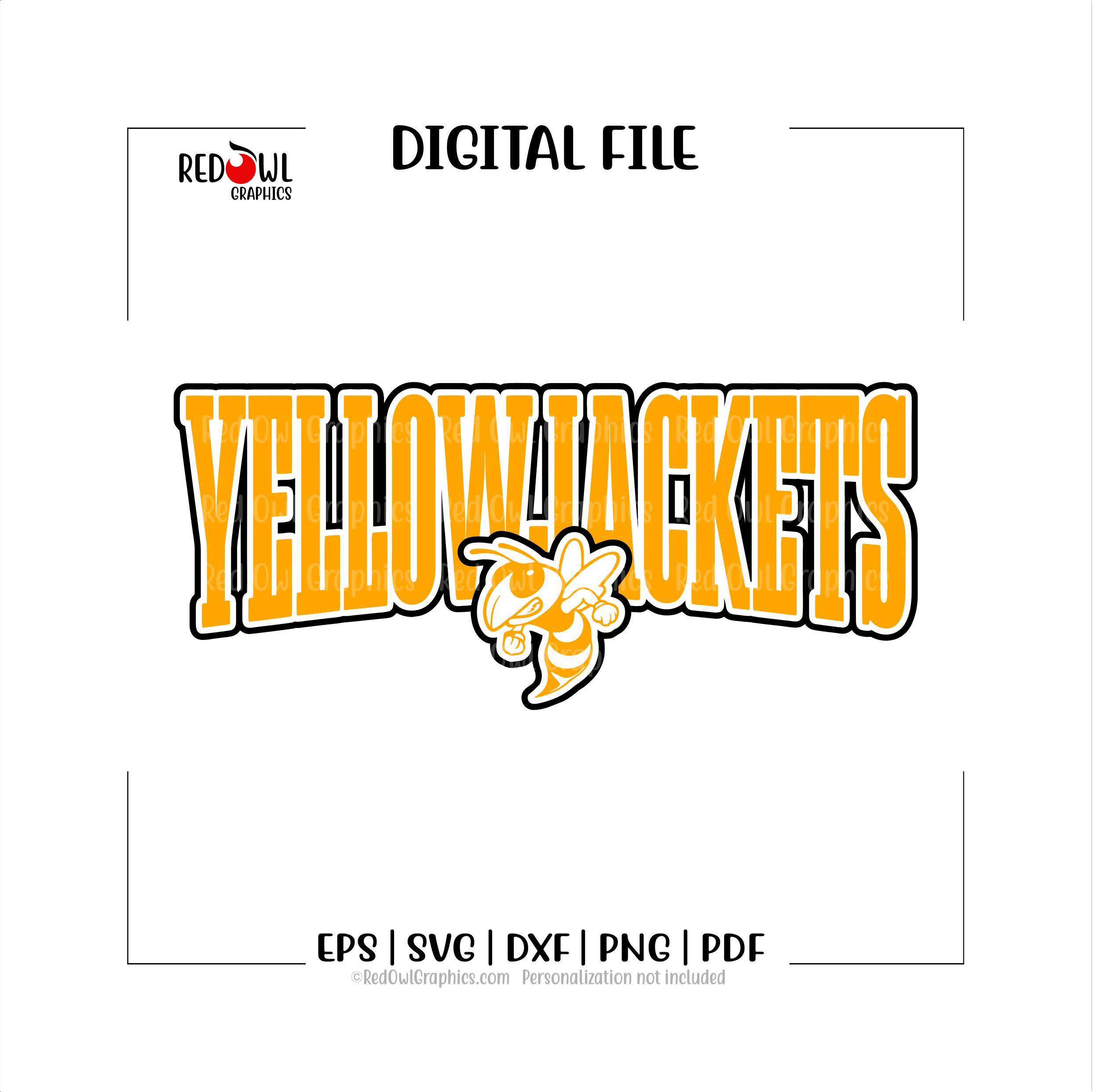 Jackets Svg, Yellowjackets Svg, Yellowjacket, Jackets, Yellowjackets ...